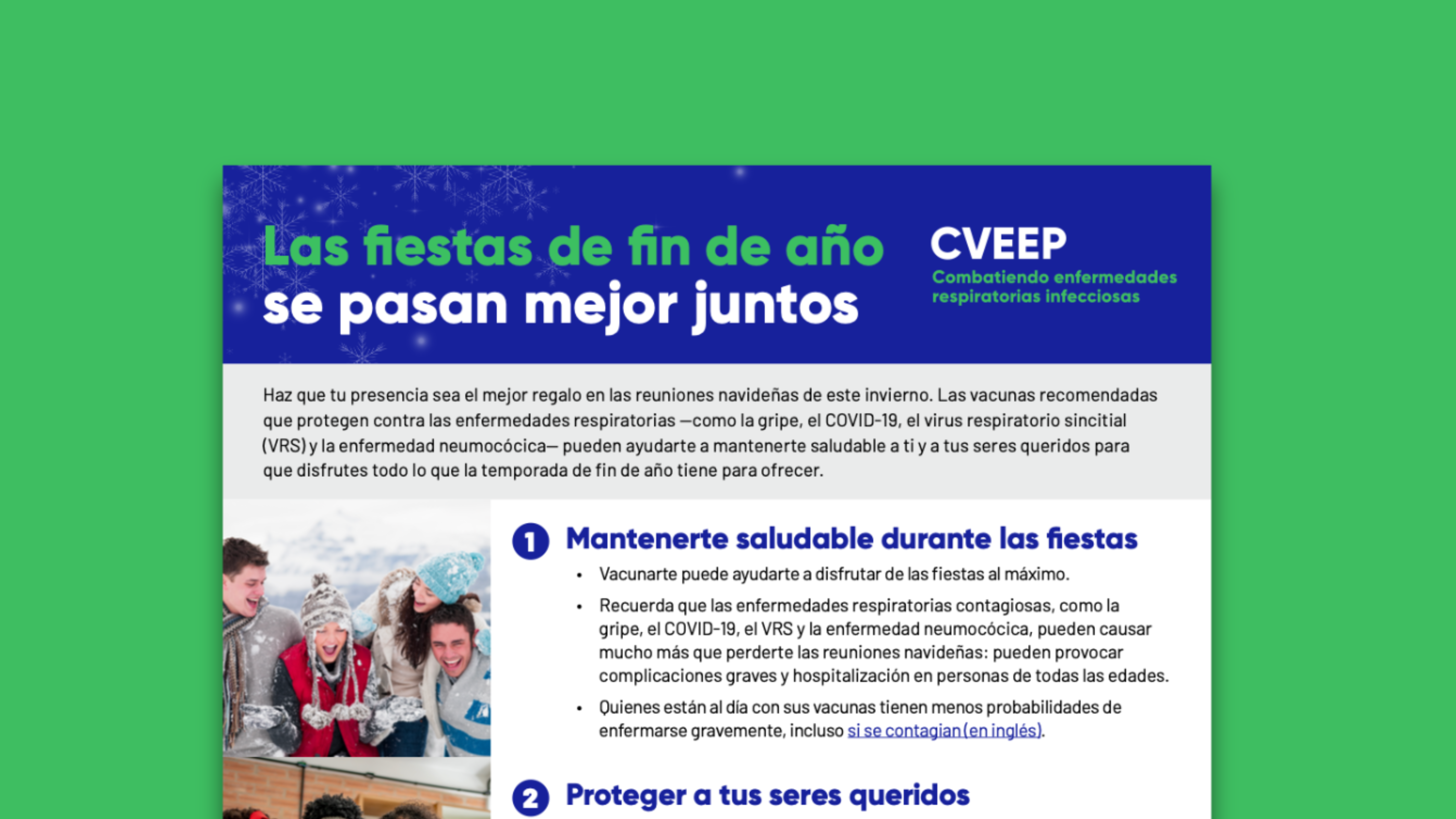 Las fiestas de fin de año se pasan mejor juntos - CVEEP